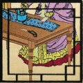 BFC0898 Chinese Sewing Ladies Triptych
