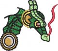 BFC1847 Steampunk Green Dragon